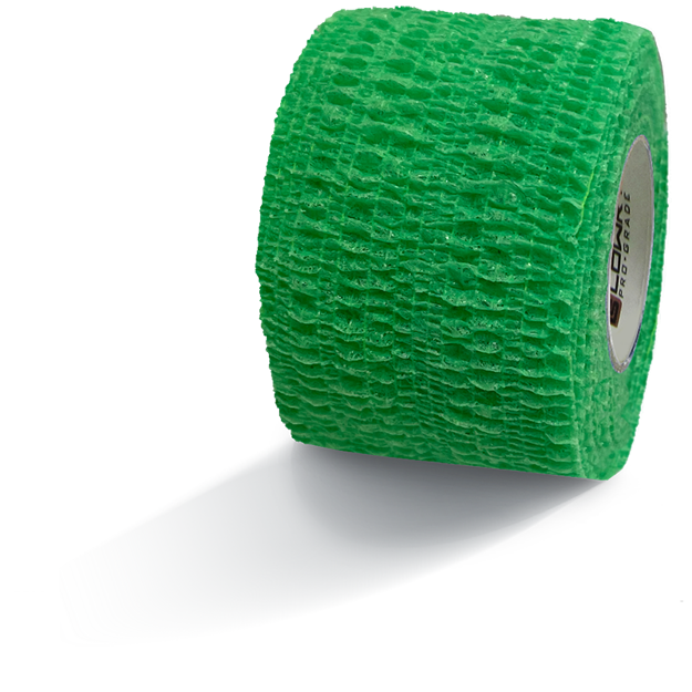 Грип-лента для клюшки Lowry Sports "Pro Grade" 36 мм х 4.5 м, неоновый зеленый