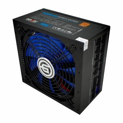 Блок питания GiNZZU MC800 (17297) черный - 800 Вт, 80+Bronze, APFC, 20 + 4 pin, 4+4 pin CPU, 8 SATA, 6+2 pin x4 PCI-E