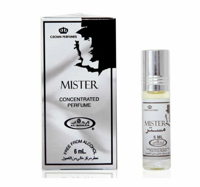 Масляные духи Al Rehab унисекс Mister, 18мл