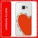 Чехол на Samsung Galaxy A3 2016 / Самсунг Галакси А3 2016 с принтом "amor heart ...