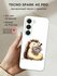 Чехол на Tecno Spark 40 Pro / Текно Спарк 40 Про с принтом "Еж кофеман"