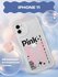 Чехол на Apple iPhone 11 / Айфон 11 с принтом "Pink", прозрачный