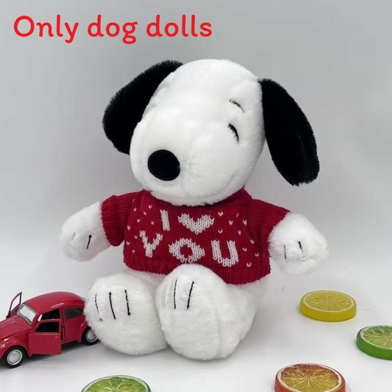 Snoopy мягкая игрушка фигура из мягкой ткани для детской комнаты красный