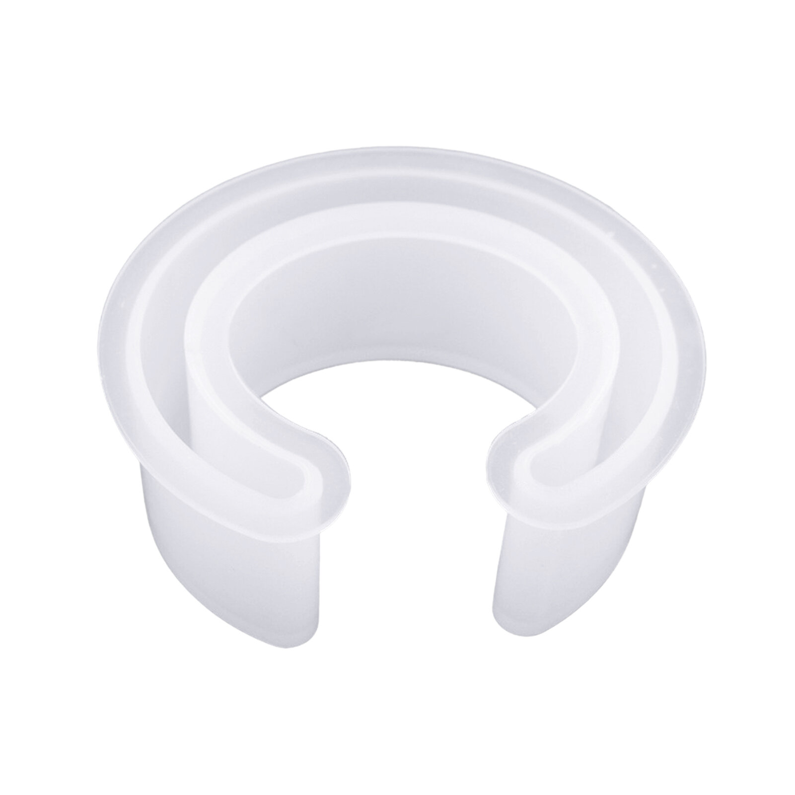 Модель для литья из смолы браслета Resin Bracelet Silicone Bangle DIY C Font Cuff Bracelet, материал силикон, цвет белый, размер 88*35мм/3.5*1.4дюйма, вес 34г/1.2унции, в комплект входит 1*браслет