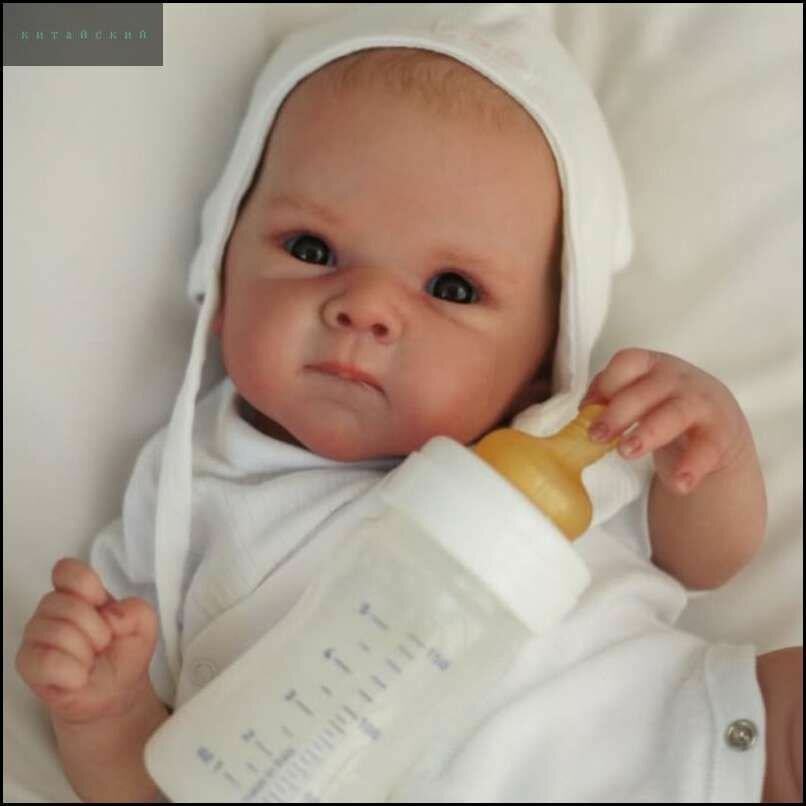 18 дюймов 45 см силиконовая кукла реборн тканевое тело Reborn Betty