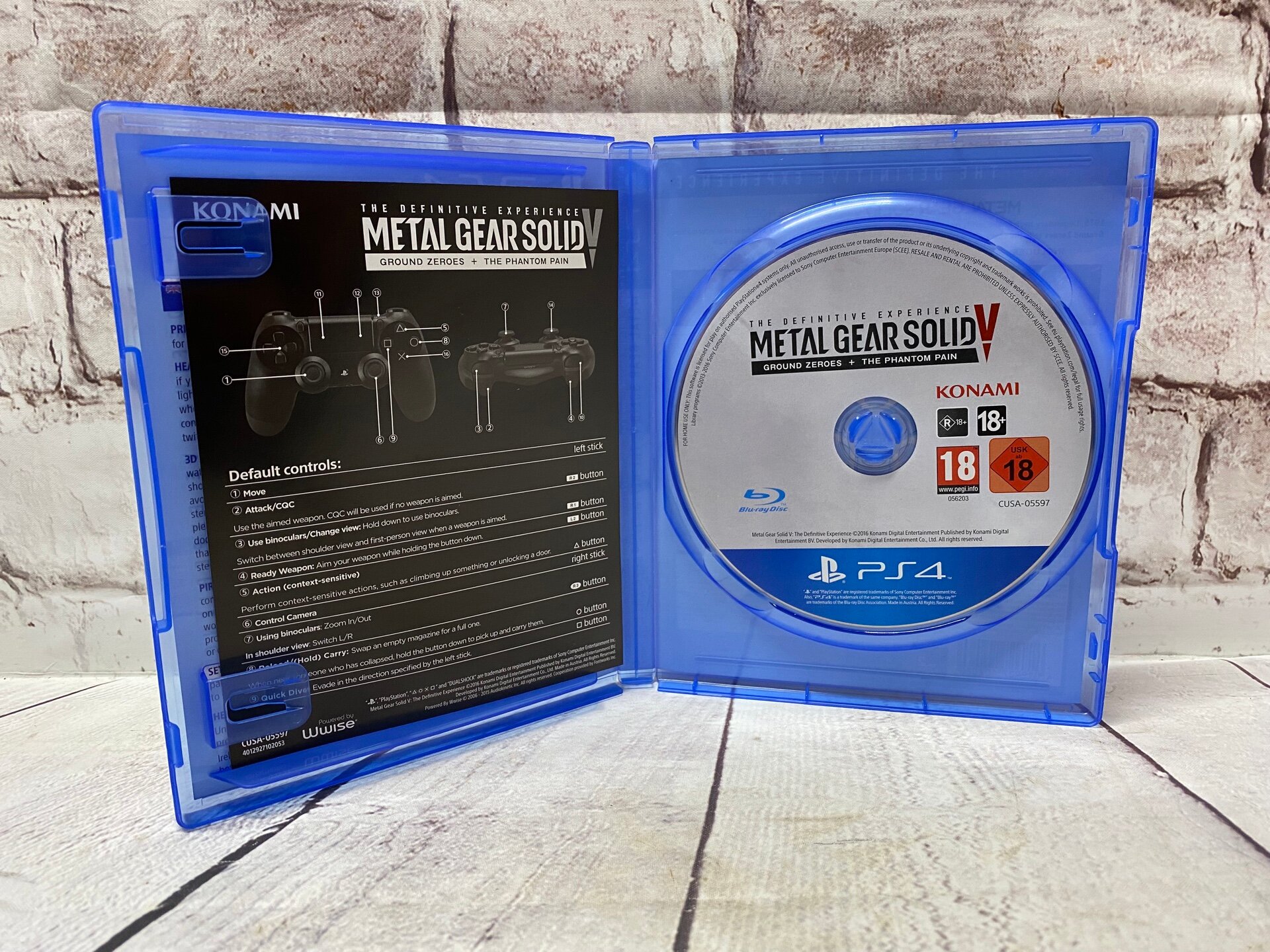 Диск Metal Gear Solid V: The Definitive Exprience (PS4 / PS5) — фото 1