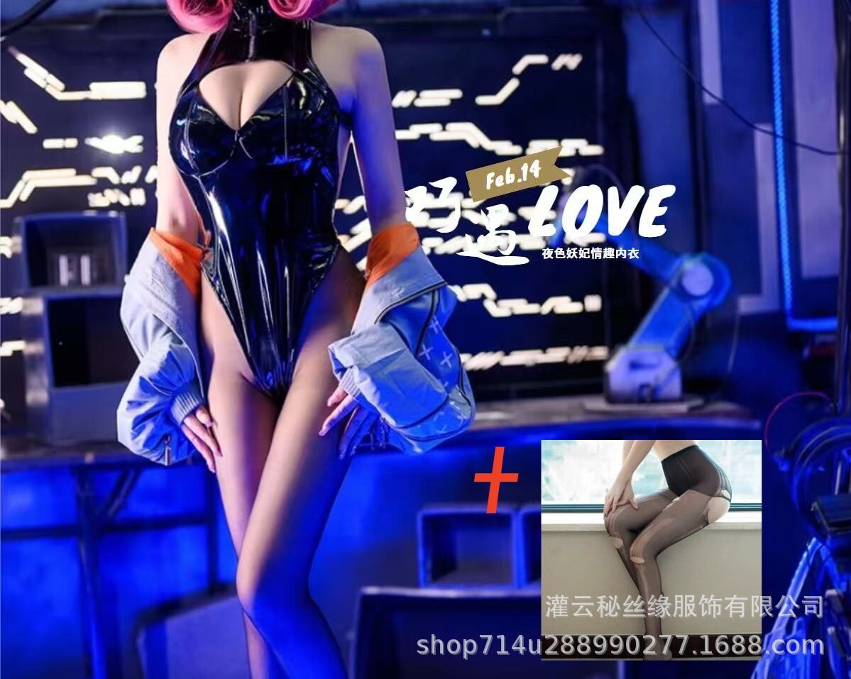 Бельё Secret Silk, униформа в стиле аниме, бондаж из лакированной кожи, костюм SM Queen, зеркальный латексный костюм, боди со скрытыми пуговицами, сексуальное