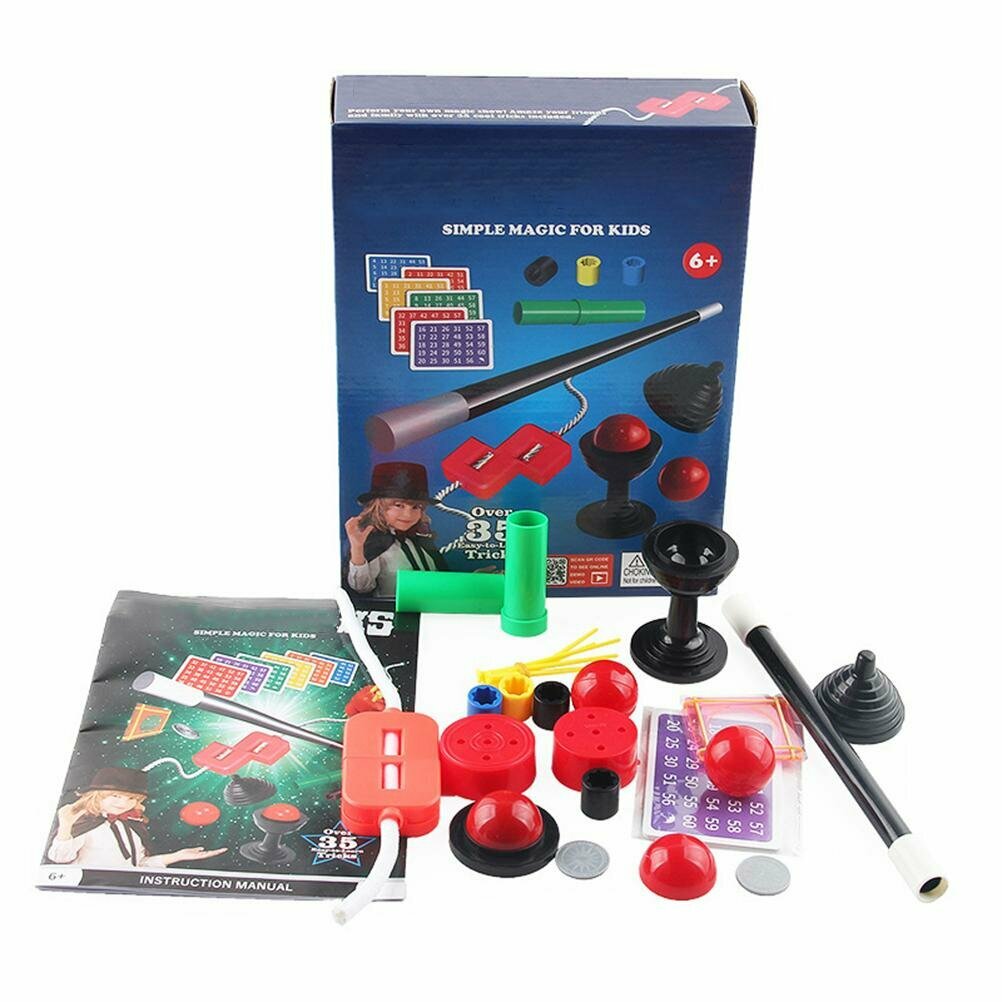 Набор фокусов для детей, подарки на Рождество, набор волшебных палочек, рождественские подарки для мальчиков и девочек.