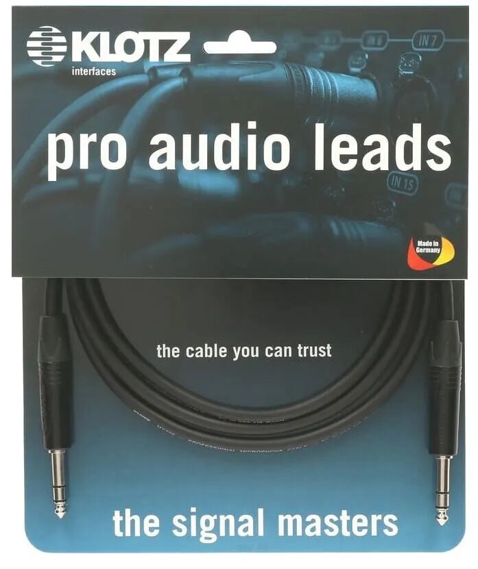 Инструментальный кабель Klotz B4PP1-0300, 3м