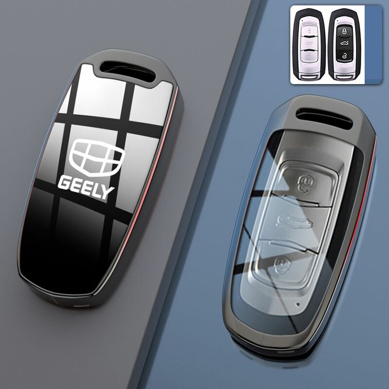 Чехол для автомобильного ключа из цинкового сплава для Geely Джели Emgrand X7 EX7 Coolray Atlas NL3 SUV GT GC9 Borui, автомобильные аксессуары