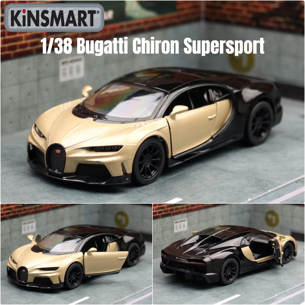 KiNSMART Bugatti Chiron Supersport 1/38, Bugatti Chiron