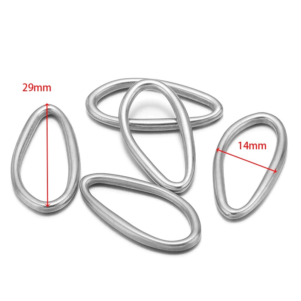 Шармы из нержавеющей стали, 5 шт, Steel Color 29