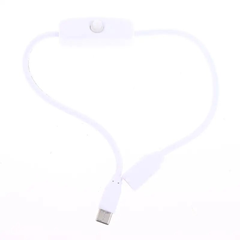 Удлинитель USB-C белый 30см