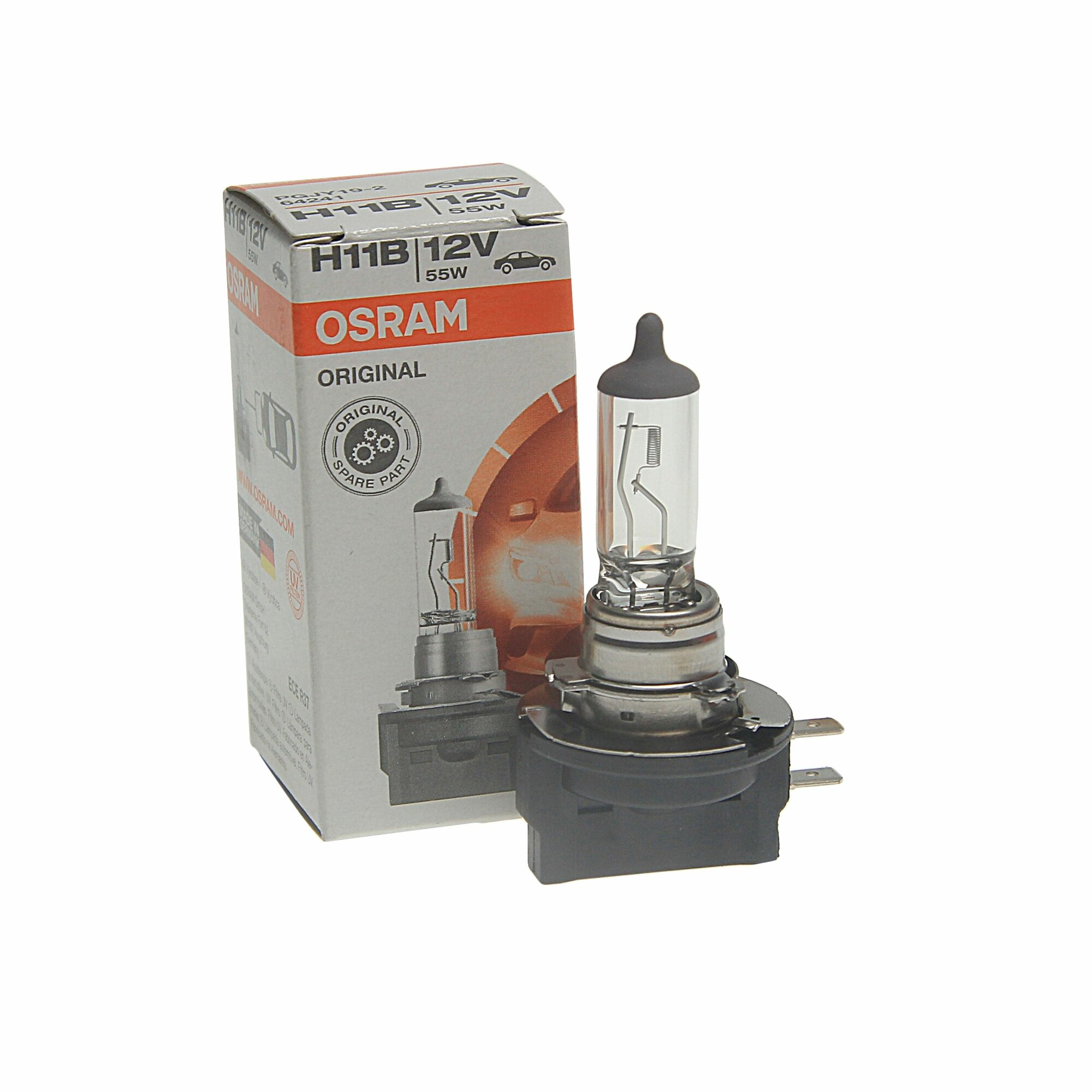 Автолампа H11B 55W PGJY19-2 12V