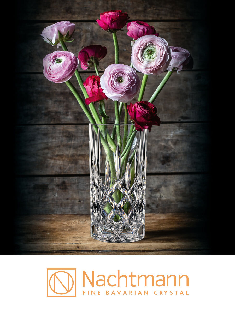 Ваза настольная для цветов Nachtmann Noblesse 23 см, хрустальное стекло