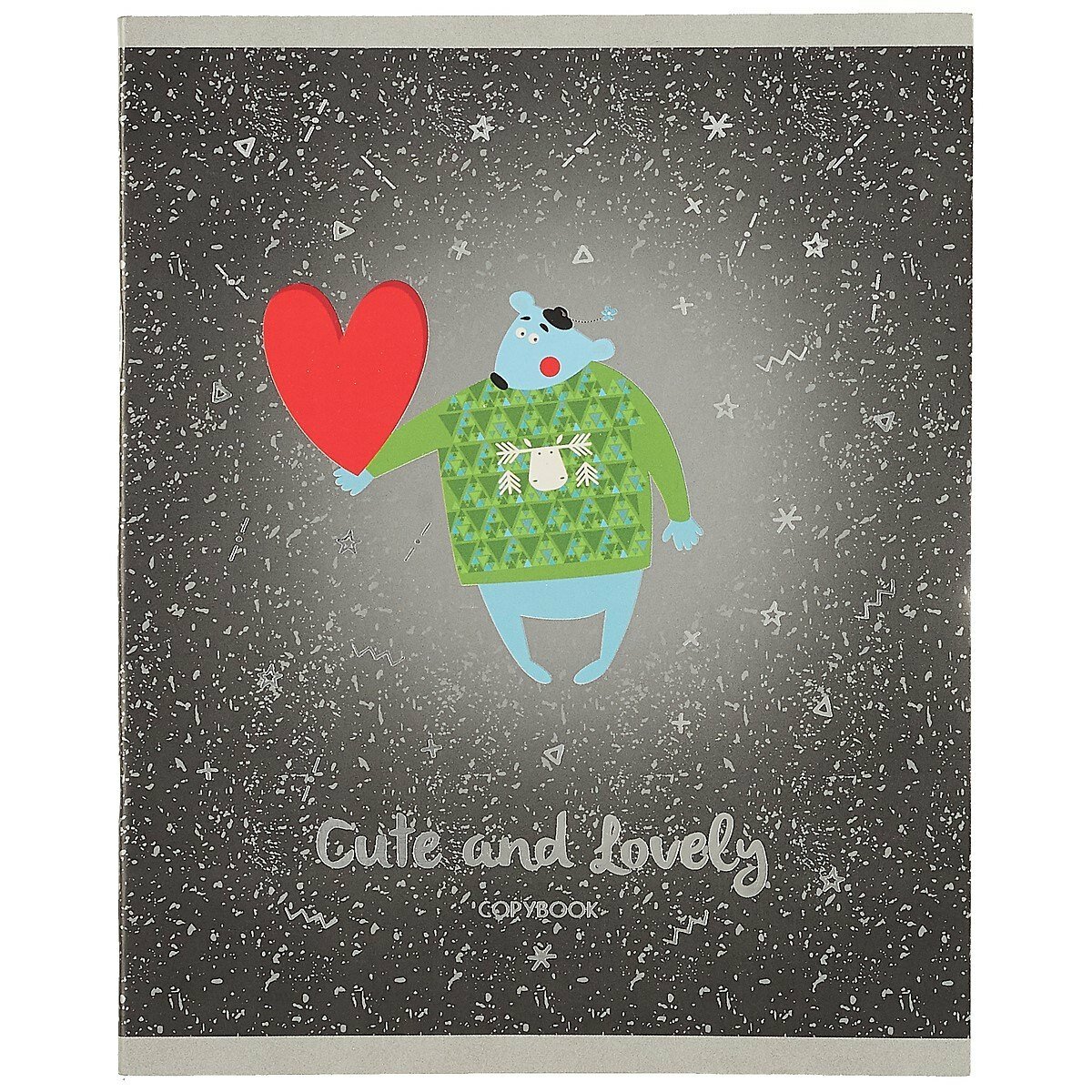 Тетрадь в клетку Unnika, "Милые и влюблённые", 48 листов, в ассортименте