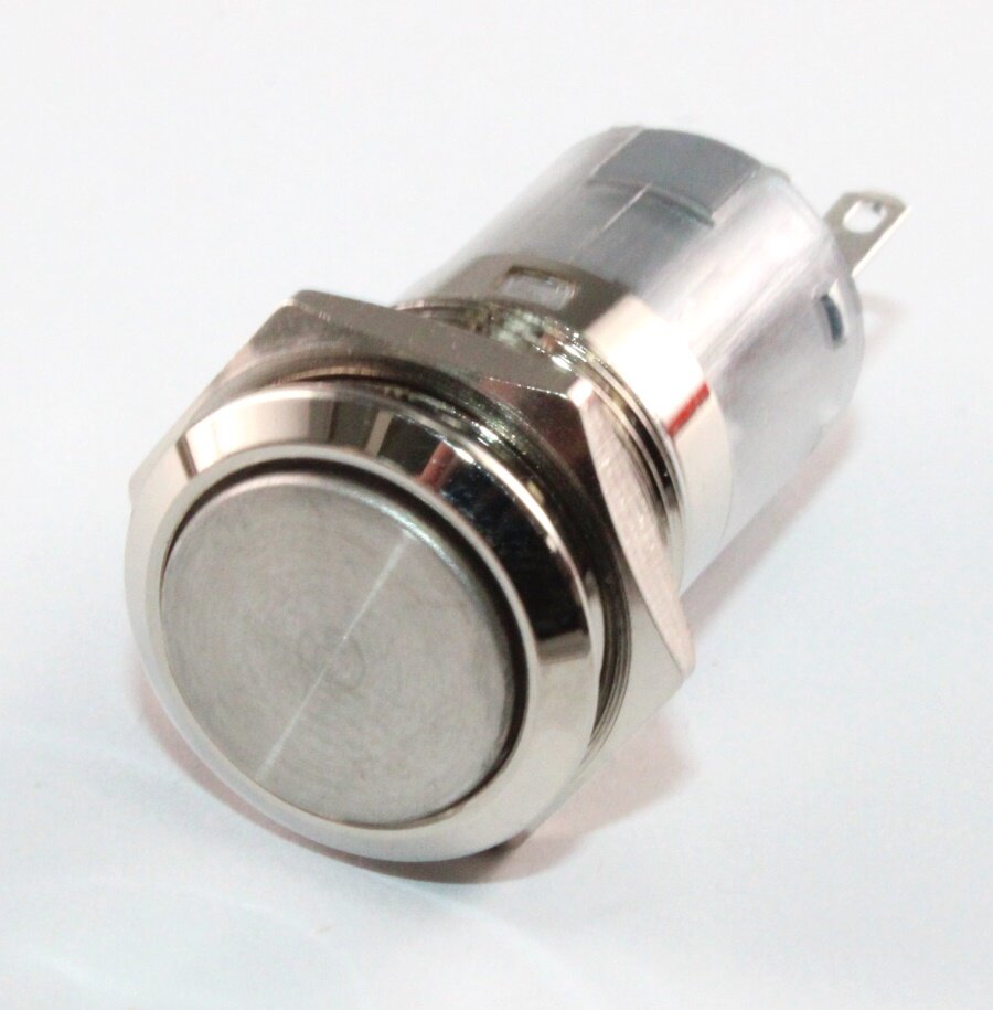 Кнопка антивандальная LAS2GQF-11/N on-(on), 3A, 250В, RUiCHi