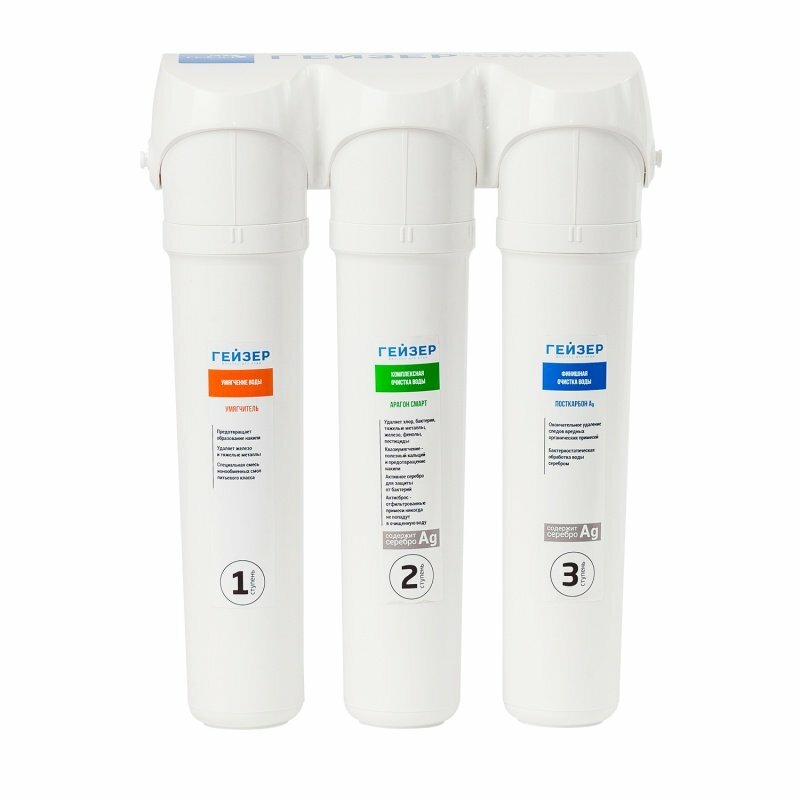 Гейзер Смарт для жесткой воды с быстросъемными модулями