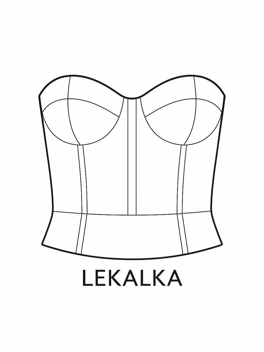 Выкройка блузка корсет — фото 1