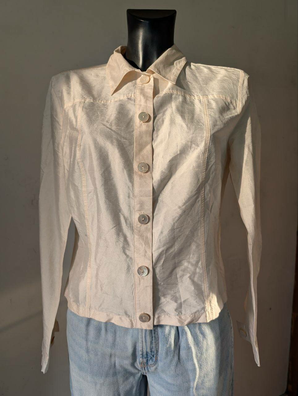 Винтажная шелковая блузка Marella