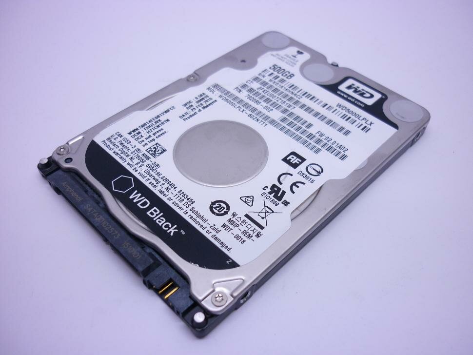 Жесткий диск 2.5 HDD 500GB WD Black