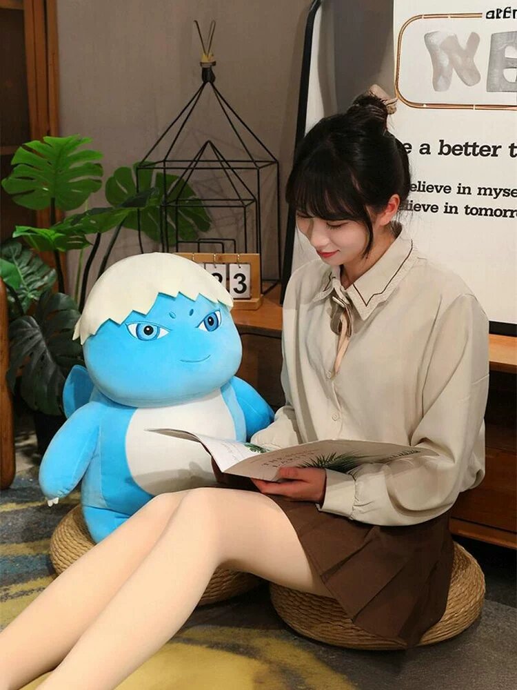 Настоящая милая плюшевая игрушка «Молочный дракон», кукла Тираннозавр Рекс, трансформируемая большая плюшевая