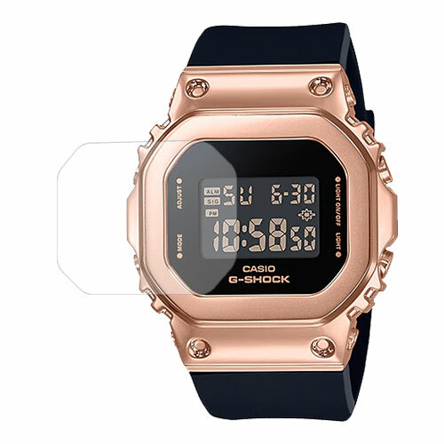 Скрин Мобайл защитный экран для часов Casio GM-S5600PG-1 из гидрогелевая плёнка прозрачная