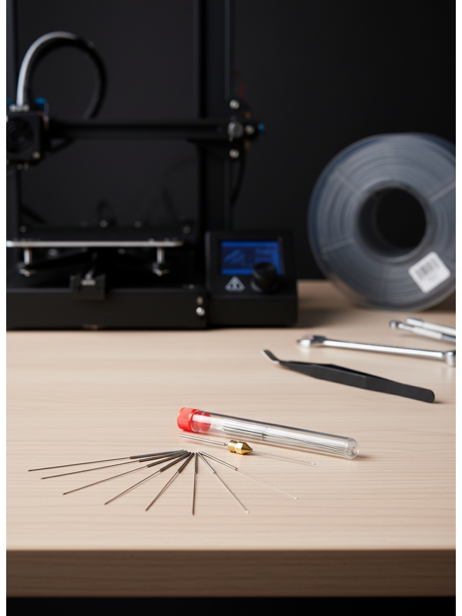 Иглы для чистки сопла 0.25 мм 3D-принтеров, 10 шт.