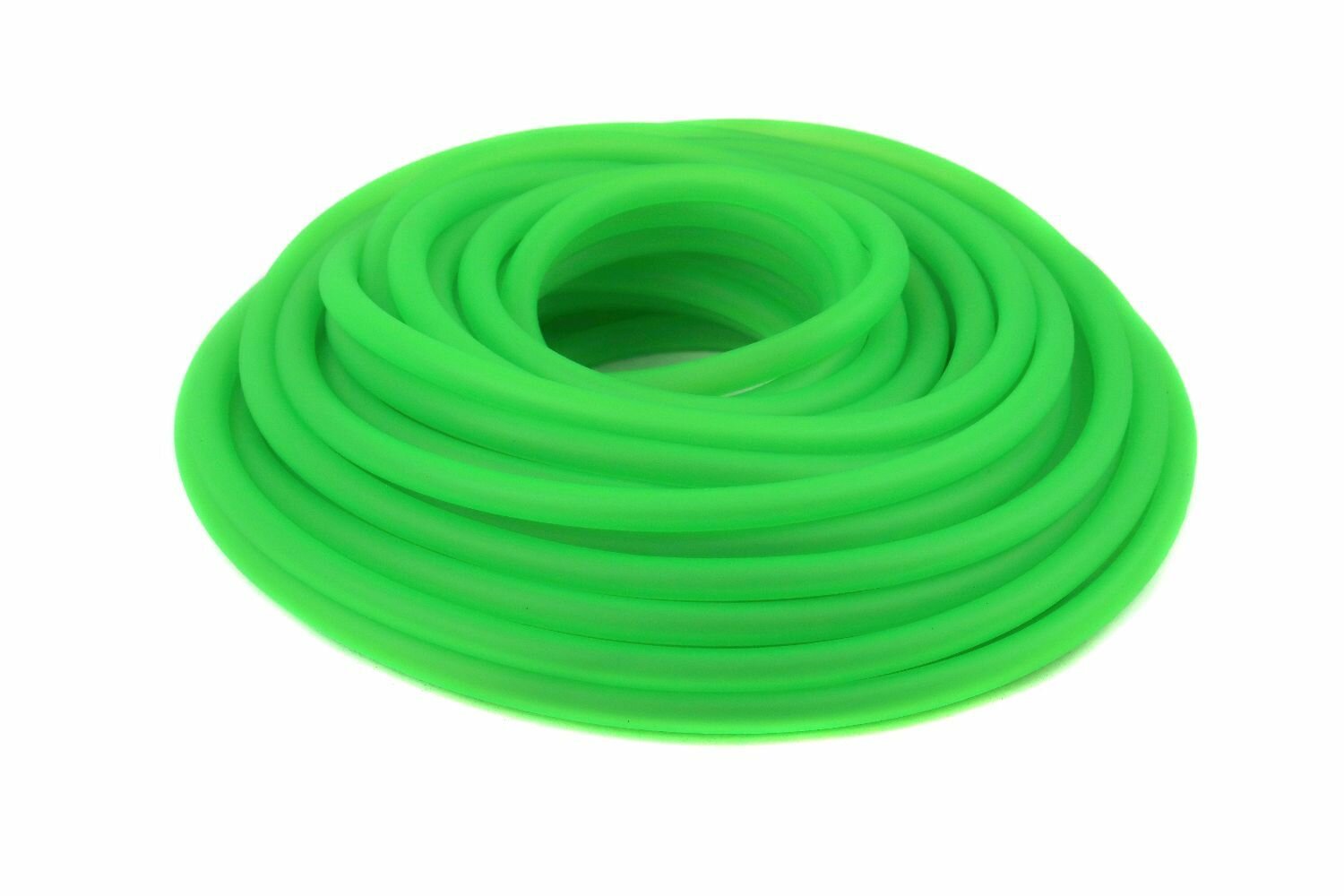 Бензошланг силикон 7*10мм (1м) зеленый