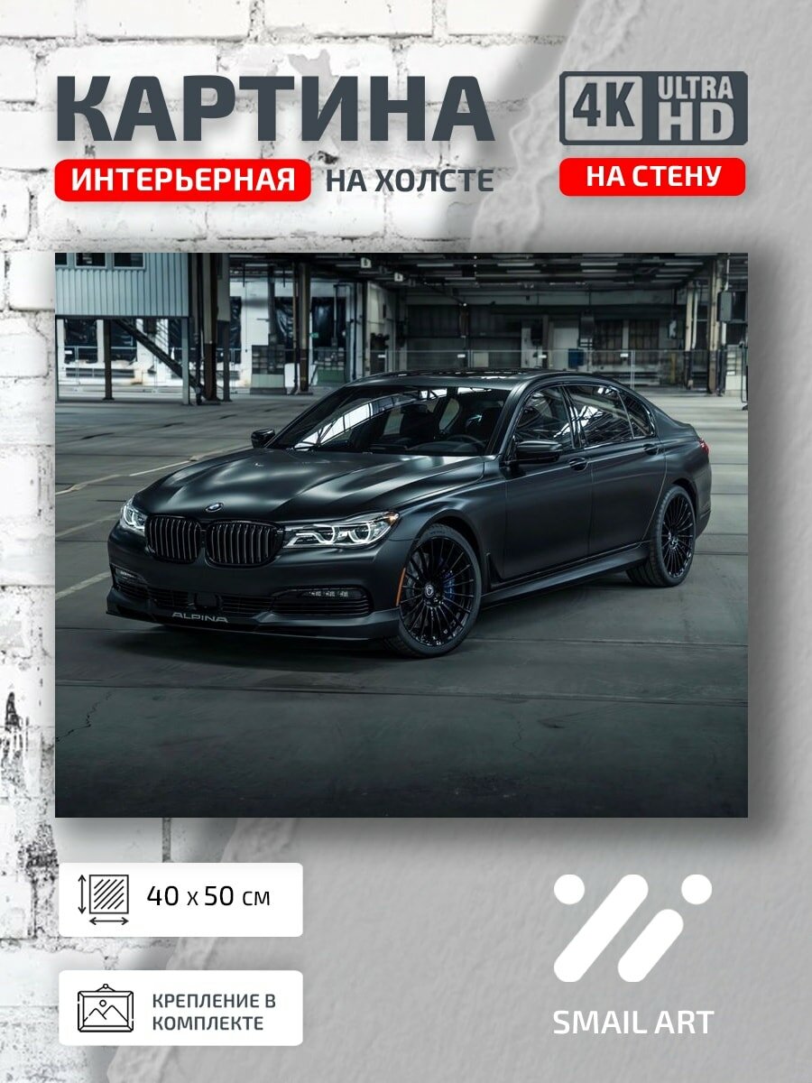 Картина на холсте интерьерная 40 на 50 на стену Alpina B7 для спальни атмосфера
