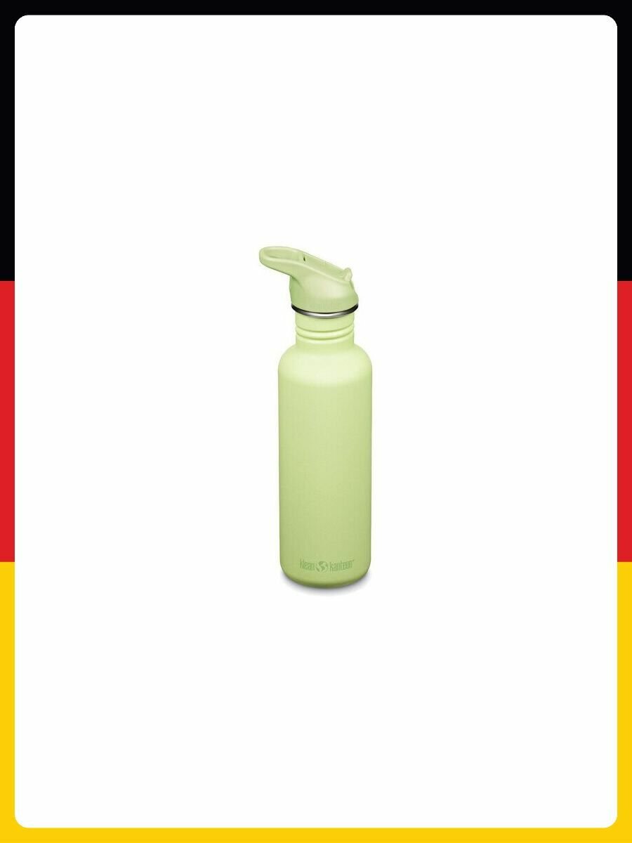 Термокружка klean kanteen Classic Shadow Lime светло-зеленая