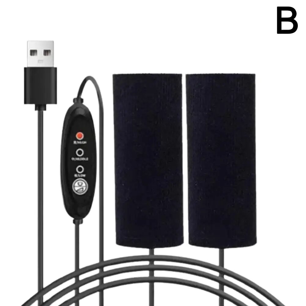 Мотоциклетные ручки с USB-подогревом, руль с регулируемой температурой, быстрый нагрев, электрический скутер, аксессуары для согрева велосипеда B