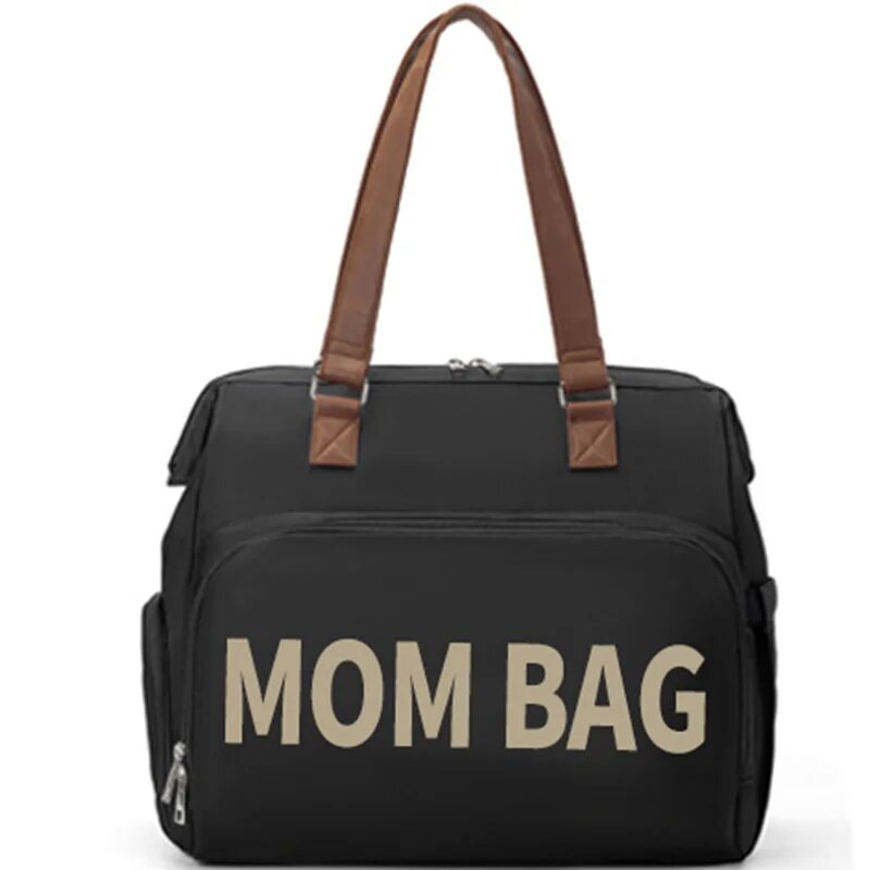 Черная сумка для мамы Mommy Bag