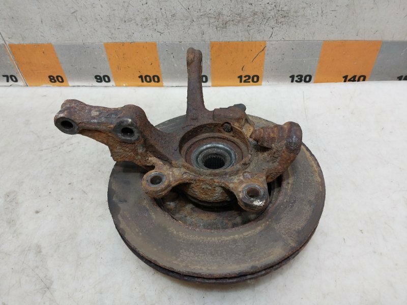 Б/У В сборе со ступицей, ступица Кулак поворотный Nissan Almera Classic 2007 B10 Перед. Прав. 462482 NISSAN арт. 4001495F0B