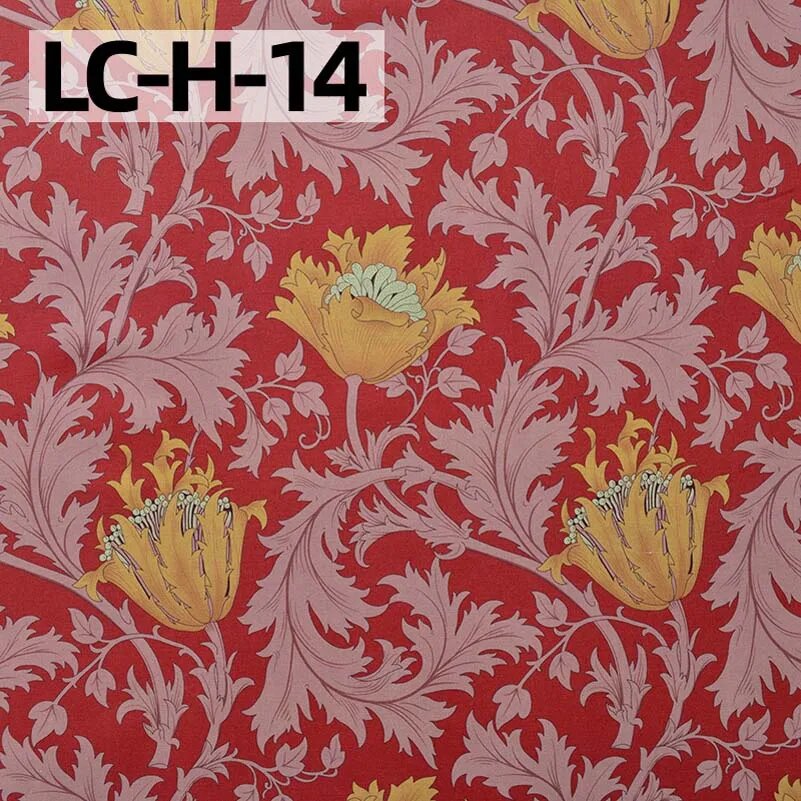 Ткань синяя хлопковая для рукоделия 0,5 м Бордовый, LCH 14