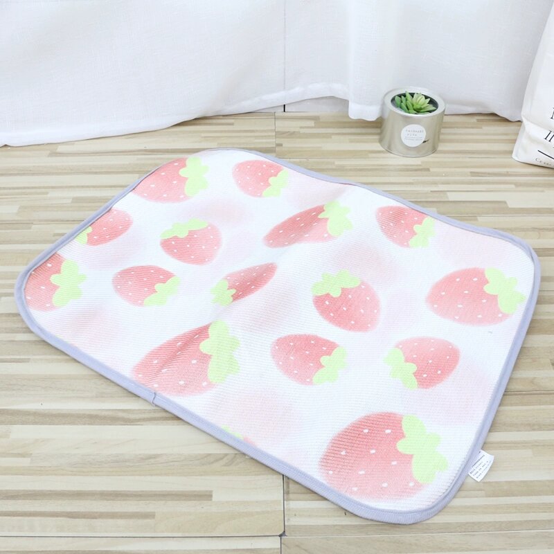 Охлаждающий коврик для животных на лето, коврик из ледяного шелка, лежанка для собак, матрас для кошек, универсальный