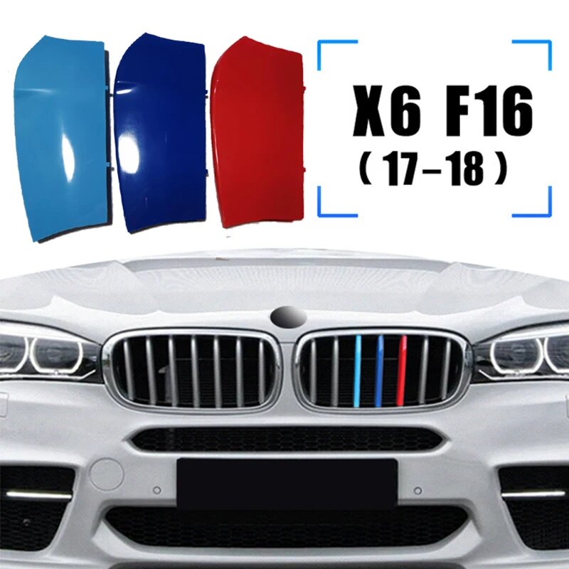 Накладки на переднюю решетку для BMW X1 X2 X3 X4 X5 X6 X7 E84 F48 F39 E83 F25 G01 F26 G02 E53 E70 F15 E71 E72 F16 G05 G06 G07 M 2020