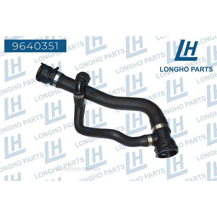 LONGHO 9640351 Патрубок резиновый (шланг) \ BMW X5 (E70) 17127536230 (LONGHO)