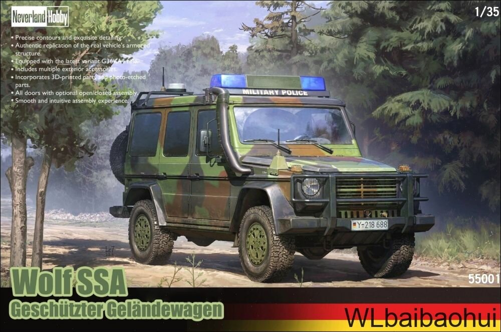 Neverland Hobby 55001 1/35 "WOLF" SSA Gel ndewagen Gesch tzter Бронированный автомобиль модель комплект