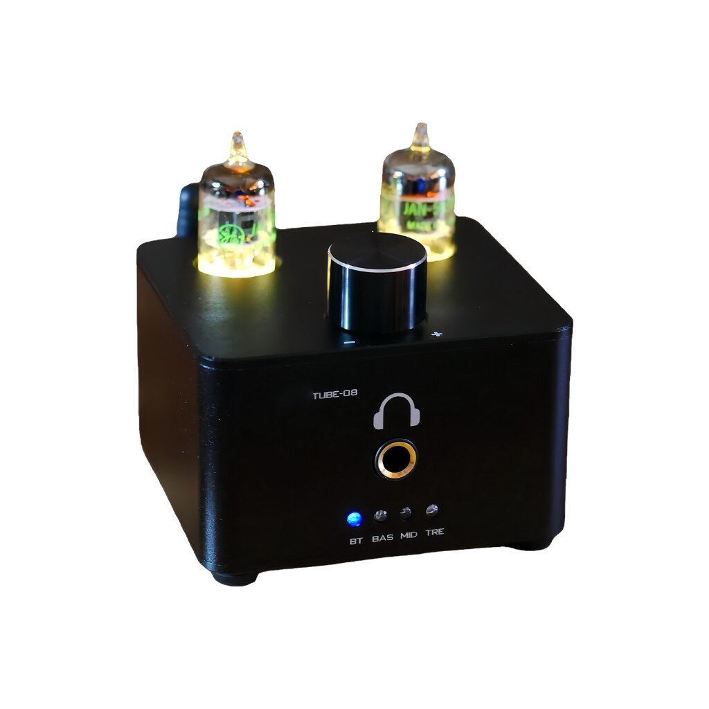 HiFi 5654 ламповый усилитель для наушников слуховой ящик с функцией предусилителя дизайн из металлического стекла для студийного использования