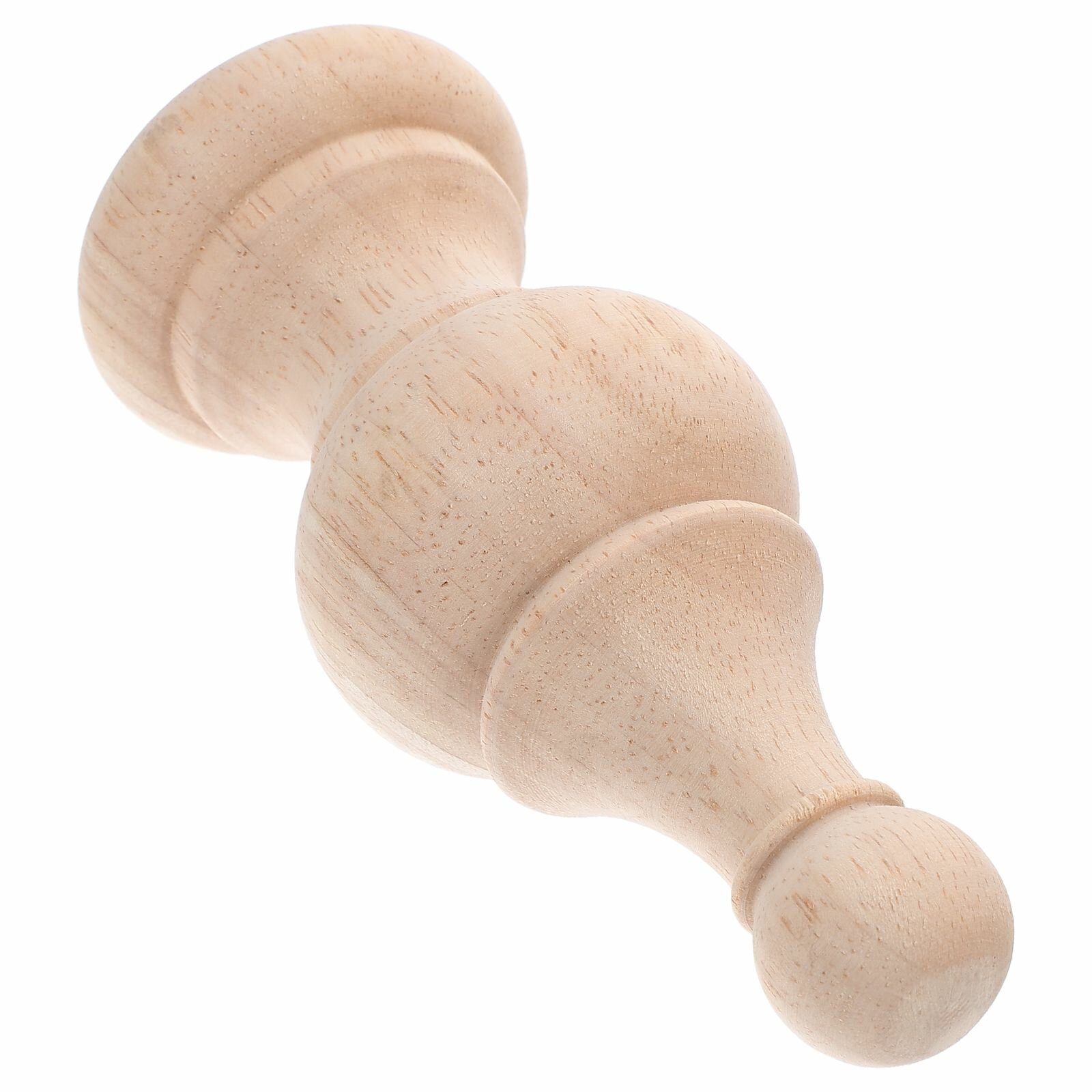 Массивное деревянное навершие на столб для кровати, декоративное навершие цвета хаки для перил, оград и рукоделия