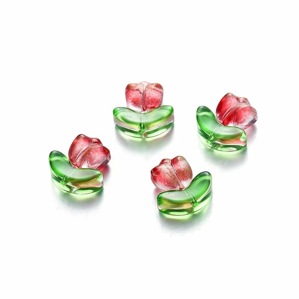 10 комплектов ювелирных аксессуаров из бисера тюльпан своими руками