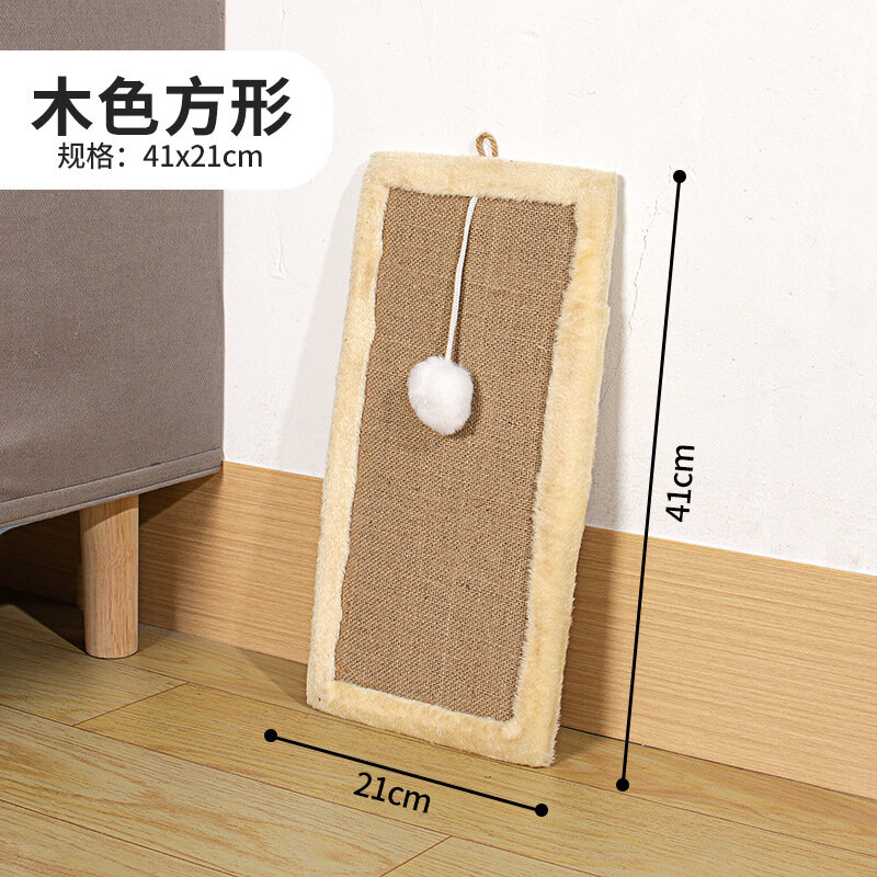 Кошачья царапает доску без крошки сизаля износостойкие защитные диваны настенные игрушки для кошек Многофункциональные
