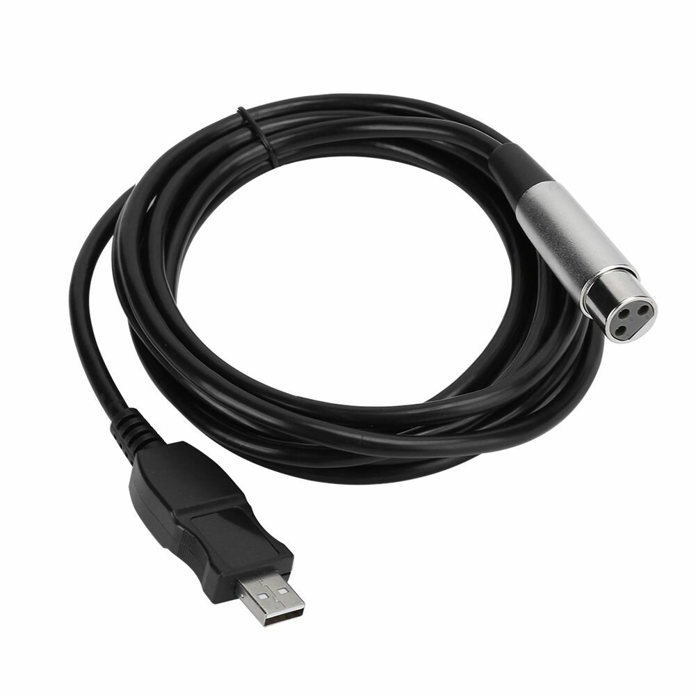 Кабель USB-XLR 3 м, адаптер для микрофона