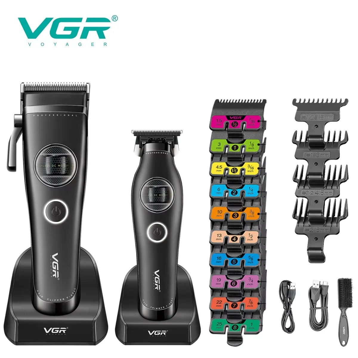 VGR Tриммер для волос V-880 V-880 black