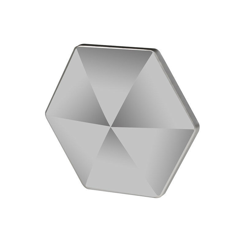 Premium flipo flip office stress relief spinner toy in colorful aluminum design for ultimate relaxation and focus silver hexagon plastic