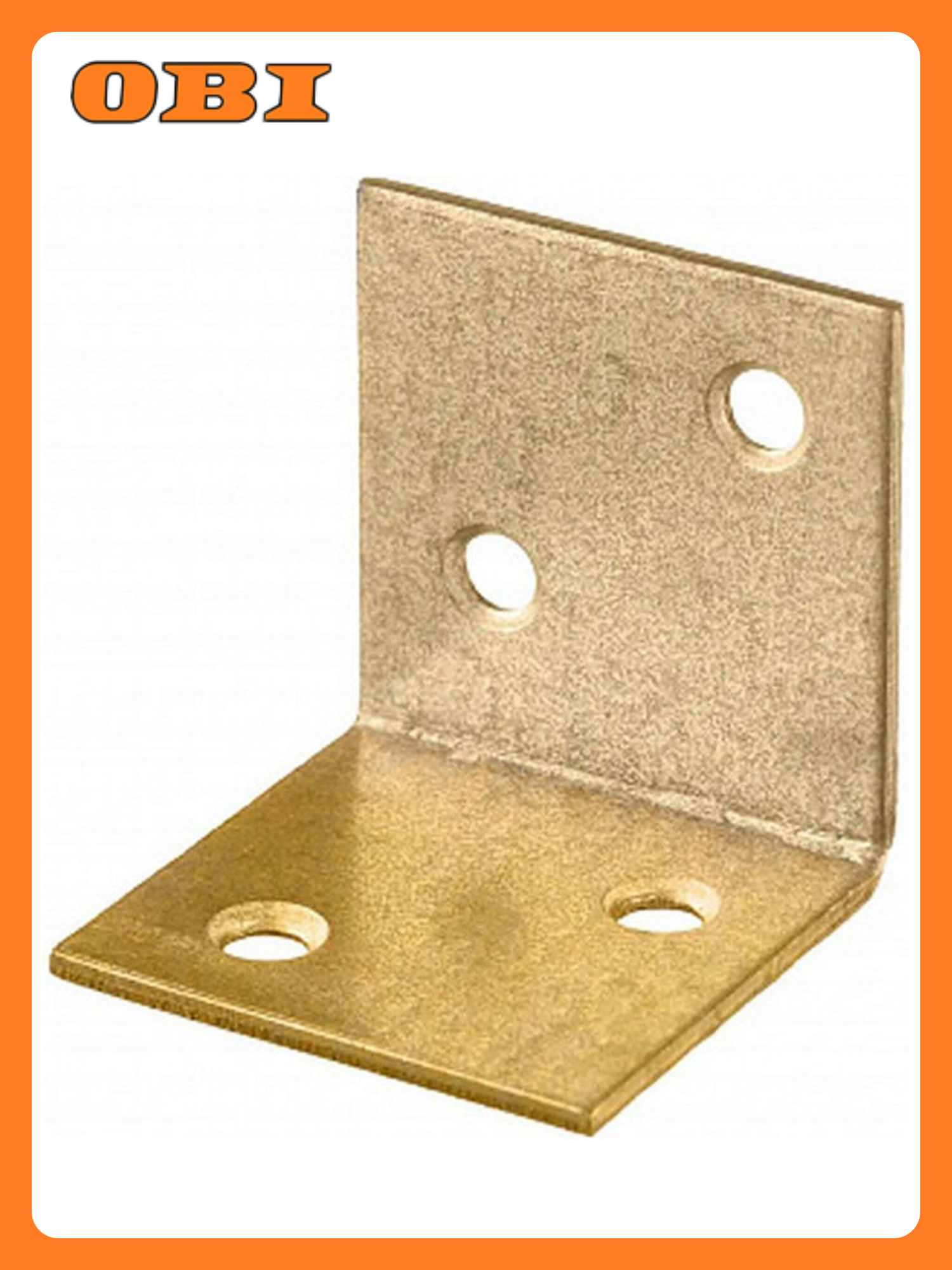 Уголок крепежный Tech-KREP kur, 30x30x2 мм, сталь, бронзовый цвет