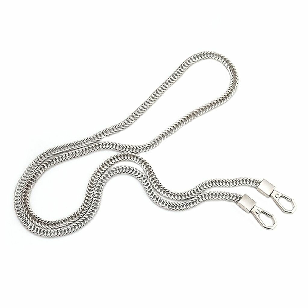 Цепочка из змеиной кости, золотой/серебряный/черный ремень для сумки, сменные металлические бретели, аксессуары через плечо