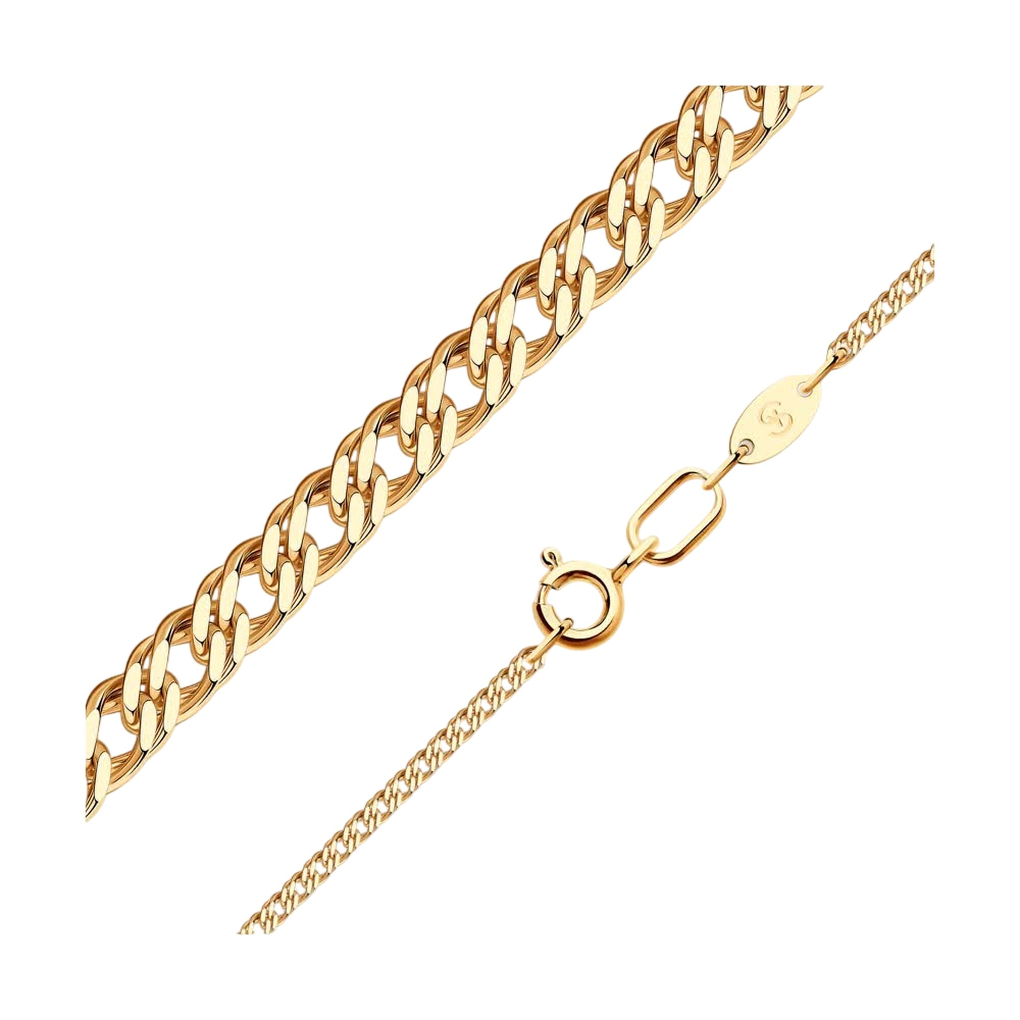 Цепь красное золото, 585 проба