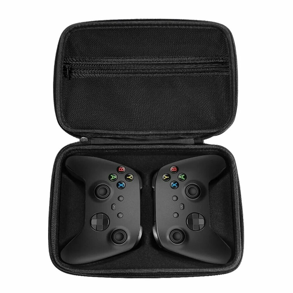 Чехол для двух геймпадов Xbox Series X/S и Xbox One из эва-материала, чёрный, ударопрочный